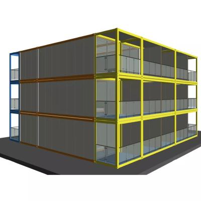China Expandable Prefabricated 20ft Flat Pack Container House Waterproof for sale