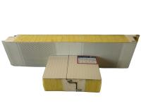 China 100mm Acoustic Sandwich Panel Prepainted Surface Sound Insulation Rockwool for sale
