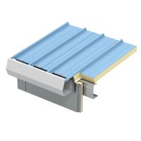 China Polyurethane Sandwich Panel 1000mm Width with 50-150mm Thickness for Roof and Wall Insulation for sale