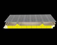 China Fireproof Glasswool Sandwich Panel 50-200mm Thickness Custom Length Width for sale