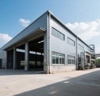 China Large Scale Multi Span Prefabricated Steel Warehouse Building 50m 200mm for sale