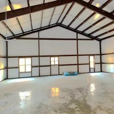 China Fast Assembly Large Garage Prefab Warehouse Building for sale
