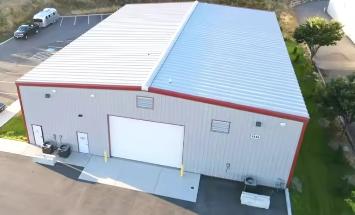 China GB Standard Manufacturer 40*45*6 Light Construction Material Steel Structure Building Warehouse for sale