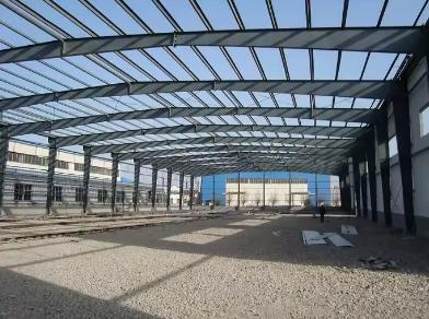 China Prefabricated Steel Structure Warehouse Industrial Metal Frame Building Wide Span Storage Shed Commercial Logistics Factory for sale