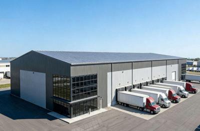 China Modular Steel Structure Workshop Custom Steel Building For Heavy Industry Factory Construction Warehouse Use for sale