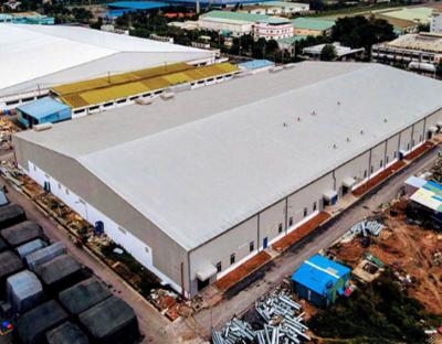 China Free Design Prefabricated Hall Prefab Showroom Steel Structure Workshop Warehouse Metal Building Steel Structure Shopping Mall for sale