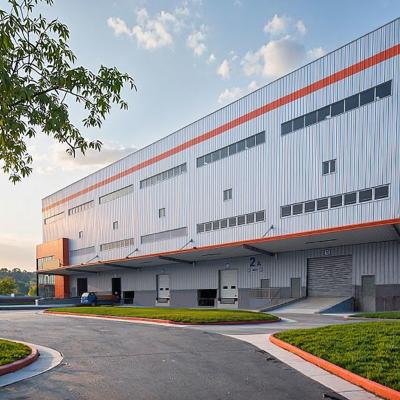 China Insulated prefabricated steel structure building Warehouse Metal Workshop for sale