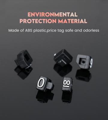 China Kleinschap Plastic Price Tag Cube 3x5mm Voor juwelierswinkel display Te koop