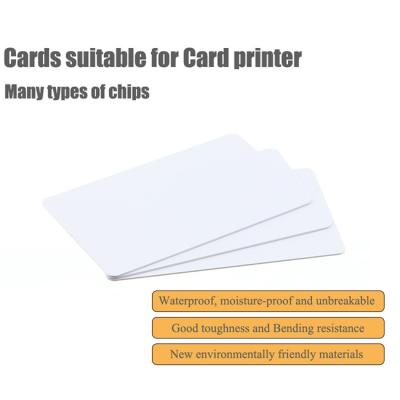 Carta bianca di plastica di PVC sottile senza chip per carta