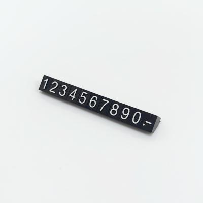 China Acrylic Jewelry Price Displays Cube Number Counter Model Price Tag Plastic Holder for sale