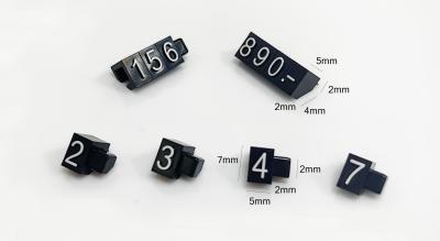 China Wallet Stores Transparent Price Displays Clear Plastic Price Tag Holder For Jewelry for sale