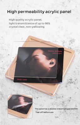 China Metal Acrylic Sign Holder Table Display Stand Name Card Label Easy To Install for sale