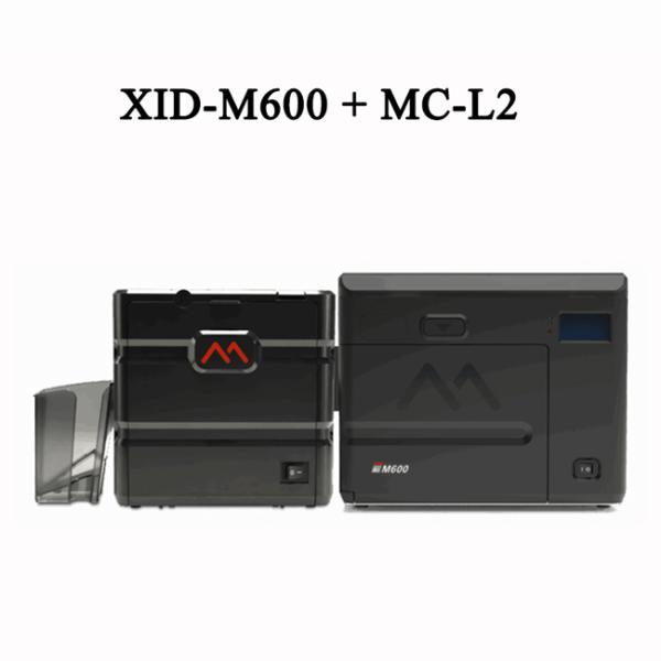 Quality Matica XID-M600 Desktop ID Card Printer with 600dpi Resolution, Dual Input Hoppers, and 150 Color Cards Per Hour for sale