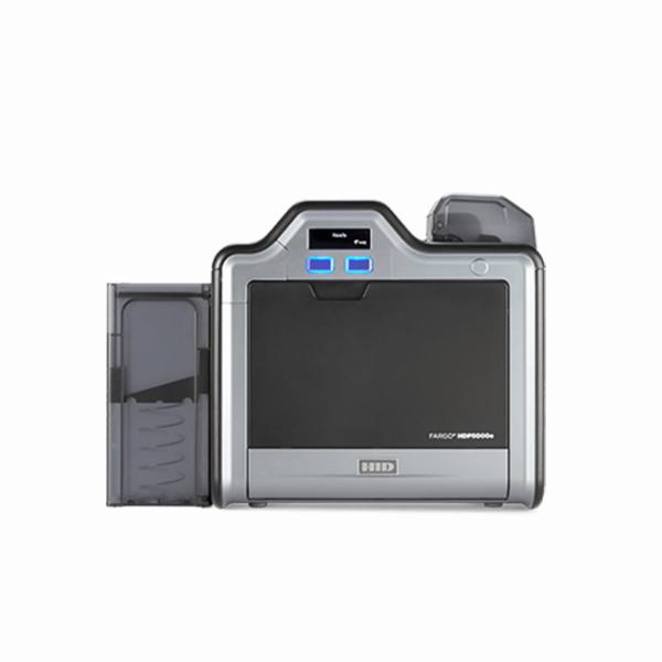 Quality Original Fargo HDP5000E 300 dpi High-definition Retransfer ID Card Printer with SmartScreen Interface for sale