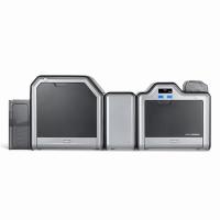 Quality HID Fargo HDP5000E ID Card Printer with 300 dpi Resolution, UV NFC Printing, and for sale