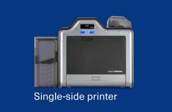 Quality Original Fargo HDP5000E 300 dpi High-definition Retransfer ID Card Printer with for sale