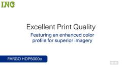 HID® FARGO® HDP5000e 300 DPI Retransfer ID Card printer