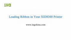4 Loading Ribbon in Your XID8300 Printer