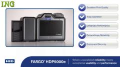 HID® FARGO® HDP5000e 300 dpi ID Card printer