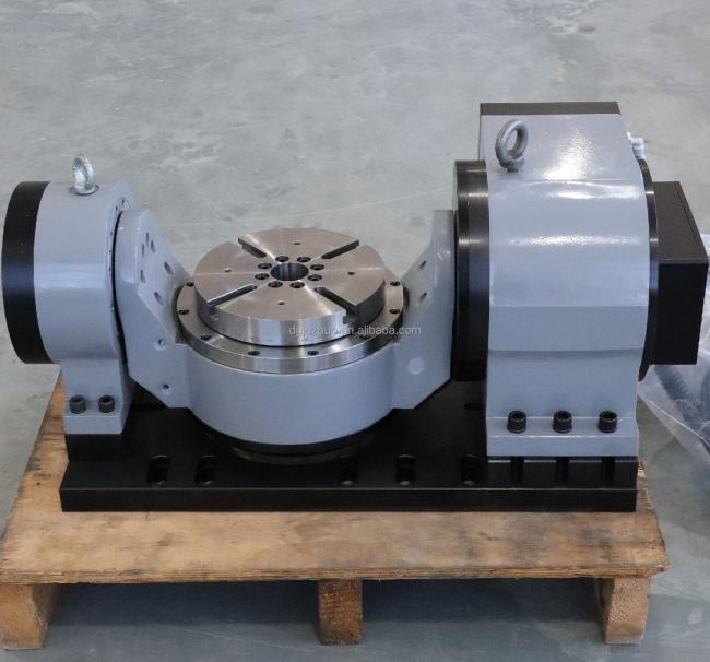 CNC rotary table installation view