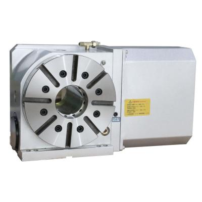 China Worm Gear 4 Axis CNC Rotary Table D-255 Manufacturer for sale