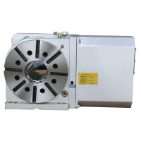China 4 Axis CNC Rotary Table D-255 255mm Precision Dual Lead Worm Gear for sale