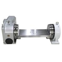 China 4 Axis CNC Rotary Table D-255 255mm Precision Dual Lead Worm Gear for sale