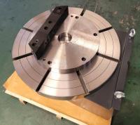 China NC-800 4th Axis CNC Rotary Table Worm Gear 100:1 Ratio Precision Rotary Table for sale