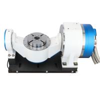 China Direct Drive Torque Motor Cradle 5-Axis Rotary Table 200mm with Renishaw 2012 Accuracy for sale
