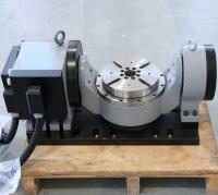 China Direct Drive 5 Axis CNC Rotary Table 200mm Diameter 300rpm High Torque for sale