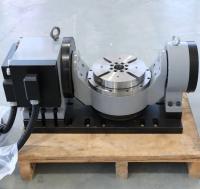 China Direct Drive 5 Axis CNC Rotary Table 200mm Diameter 300rpm High Torque for sale