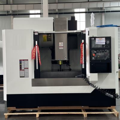 China Automatic 5 Axis VMC855 CNC Vertical Milling Machine 24 Tool ATC Roller Guide BT40 Taper Belt Drive System for sale