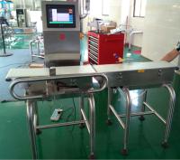 China Automatic Box Packaging Checkweigher 3kg Capacity 180 Bags Per Minute with Pusher Rejector JZ-W3kg for sale