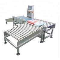 China PLC Touch Screen Conveyor Checkweigher 25kg Capacity 500 Bags per Minute JZ-W25kg for sale