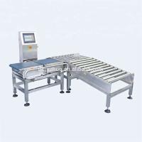 China PLC Touch Screen Conveyor Checkweigher 25kg Capacity 500 Bags per Minute JZ-W25kg for sale