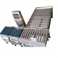 China PLC Touch Screen Conveyor Checkweigher 25kg Capacity 500 Bags per Minute JZ-W25kg for sale