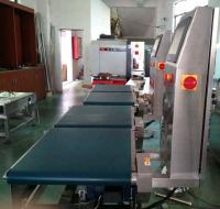China PLC Touch Screen Conveyor Checkweigher 25kg Capacity 500 Bags per Minute JZ-W25kg for sale