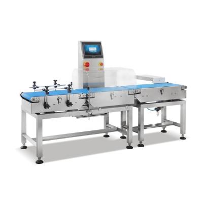 China Tracked Check Weigher Machine Rejector Conveyor Weighing System Equipment JZ-W1200g for sale