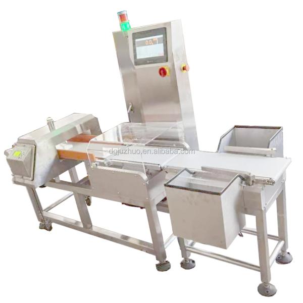 Quality Metallic Popular Check Weigher Metal Detector Food Production Line System JZ-W Series for sale