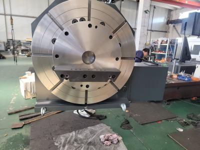 China Precision Worm Gear Rotary Table with 0.001° Indexing Resolution, 0 to 90 Degrees Tilting Range, and 35,000 Kg Load Capacity for sale