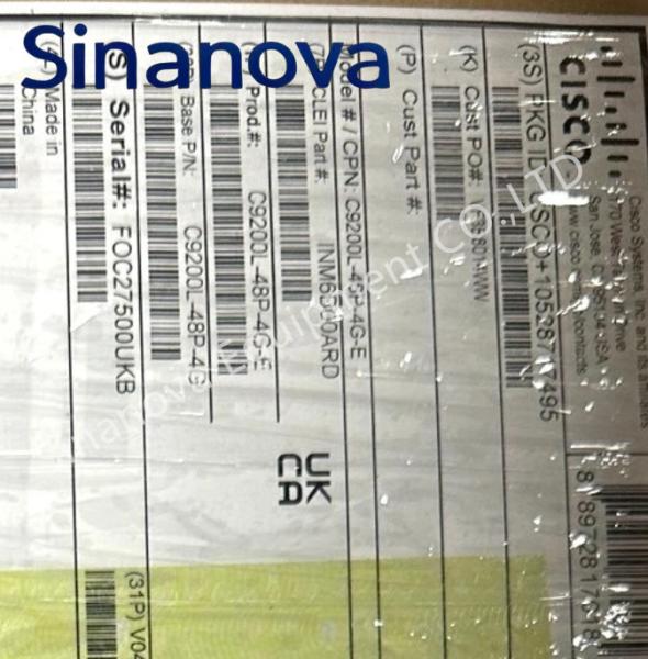Quality C9200L 48P 4G E 48-port Gigabit PoE+ Layer 3 managed switch with 4 x 1G SFP for sale