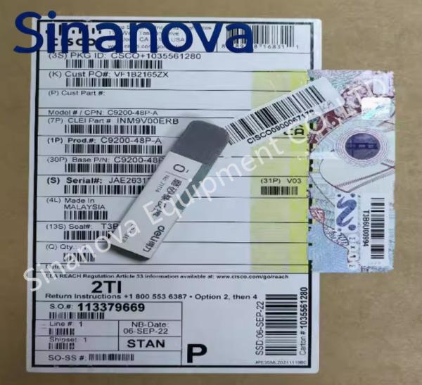 Quality C9200 48P A Catalyst 9200 PoE+ switch 48 port enterprise switch original new in for sale