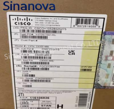 中国 C9300 48S E、ファイバーネットワーク向けFull StackWiseサポート付き、オリジナル新品、在庫あり 販売のため