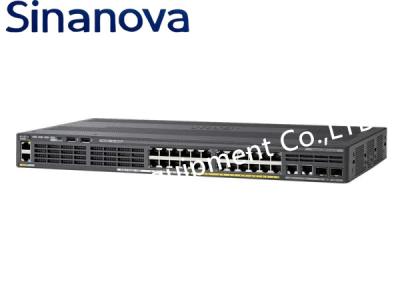 Cina WS C2960X 24PSQL Silent Gigabit Switch con 2 SFP Uplinks e 370W PoE in vendita