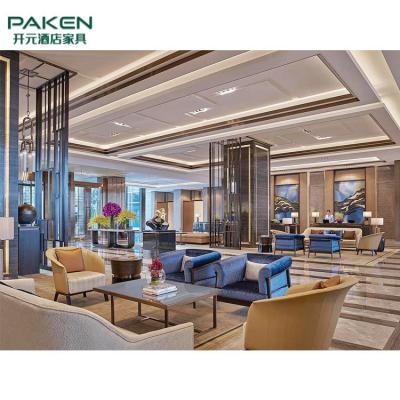 Cina Stanza di lusso Sofa Plywood Core di Hilton Hotel Lobby Furniture Living in vendita