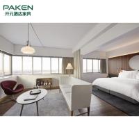 China Walnut Veneer Guestroom Furniture Set with E1 Grade Plywood and 65,000 SQM Manufacturing Facility for sale