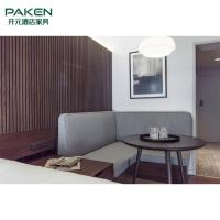 China Walnut Veneer Guestroom Furniture Set with E1 Grade Plywood and 65,000 SQM Manufacturing Facility for sale