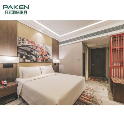 China ISO14001 Customized Size Veneer Light Wood Bedroom Set for sale