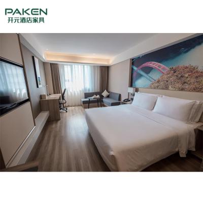 Cina Insiemi di camera da letto di lusso della noce antica interna dell'hotel in vendita