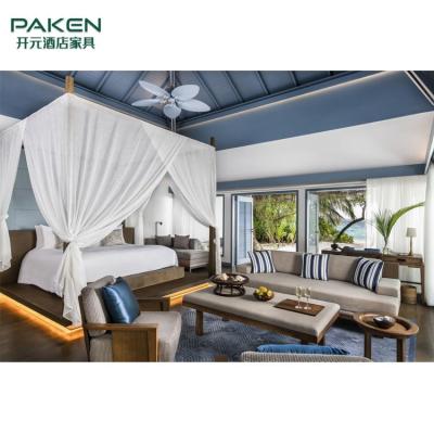 China Custom Made Interior Bedroom Veneer Villa Furniture for sale